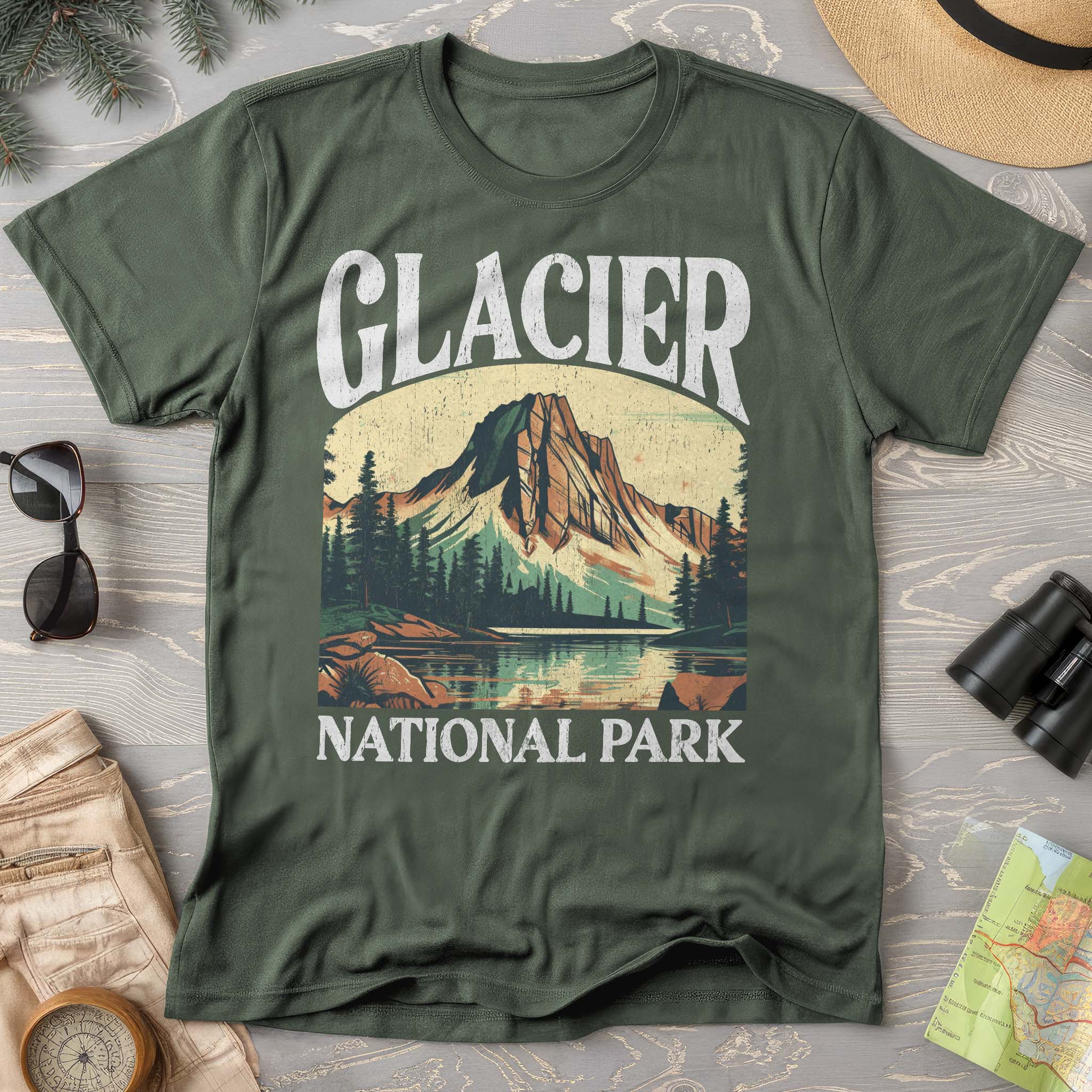 Glacier National Park Shirts – Triangle Threads