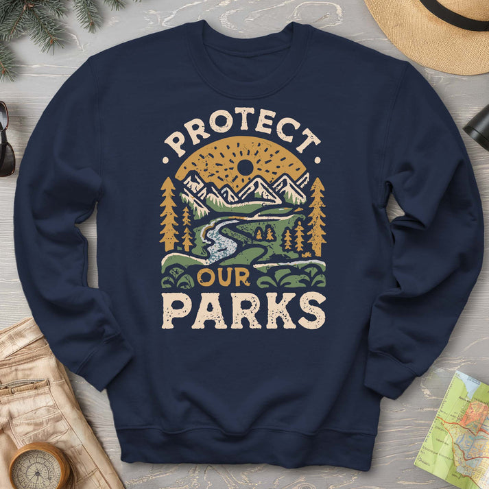 Protect Our Parks Hand-Drawn Sweatshirt – Triangle Threads